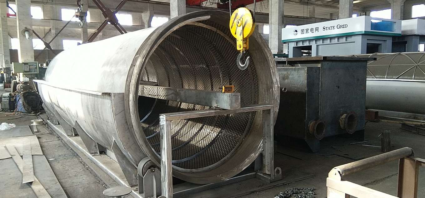 Internally Fed Rotary Drum Screen - Rotary Drum Filter