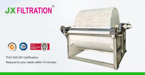 Application and Working Principle of Vacuum Drum Filter - Rotary Drum ...